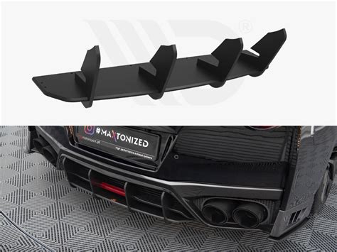 Street Pro Rear Diffuser Nissan Gtr R35 2nd Facelift Maxton Design Uk