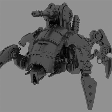 Free Stl File Knightly Scuttle Artillery Droid・3d Print Design To Download・cults