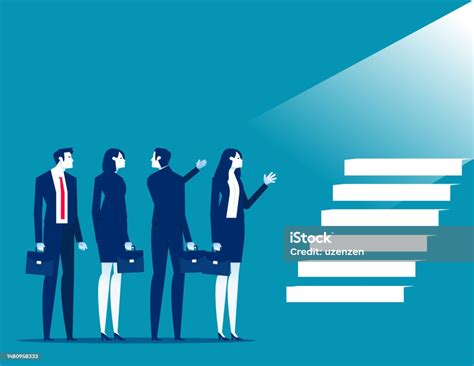 성공적인 비즈니스의 계단을 발견하십시오 비즈니스 기회 벡터 일러스트 레이 션 가리키기에 대한 스톡 벡터 아트 및 기타 이미지 가리키기 개념 검색 Istock