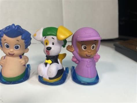 6 Nickelodeon Bubble Guppies Figures Roll N Go Sliders Rollers Toys 4678703026