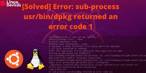 Solved Error Sub Process Usrbindpkg Returned An Error Code 1
