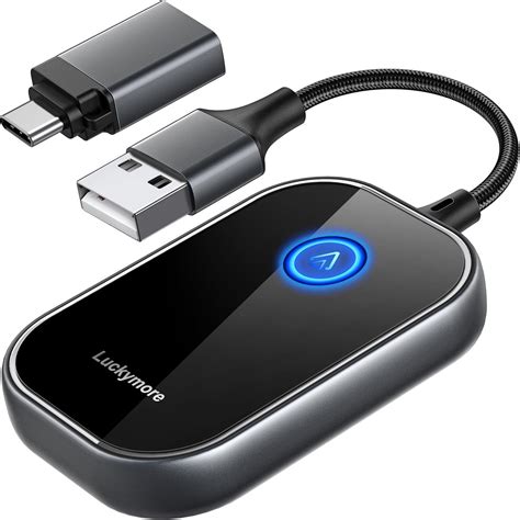 Amazon Com Luckymore Android Auto Wireless Adapter For OEM Wired Android Auto Converts Wired