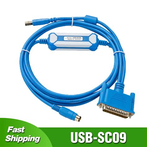 Jual Usb Sc09 For Mitsubishi Fx0 Fx0s Fx1s Fx0n Fx1n Fx2n A Fx A Series Plc Programming Cable