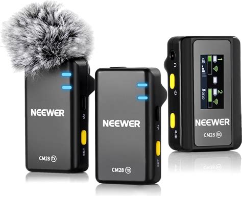 Neewer Cm28 Wireless Lavalier Microphone System 1 Click Noise