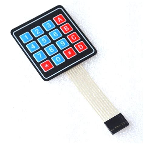 庫存不用等 超大按鍵 4 4矩陣鍵盤 單片機外擴鍵盤 薄膜鍵盤 W177 [9009822] 庫存20071現貨 蝦皮購物