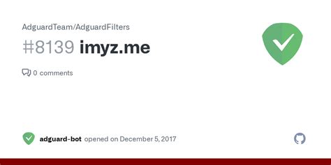 Imyzme · Issue 8139 · Adguardteamadguardfilters · Github