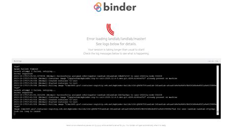 10 Min Tutorial Binder Error · Issue 1758 · Landlablandlab · Github