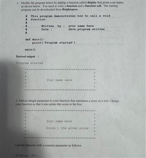 Solved Modify the program below by adding a function called | Chegg.com