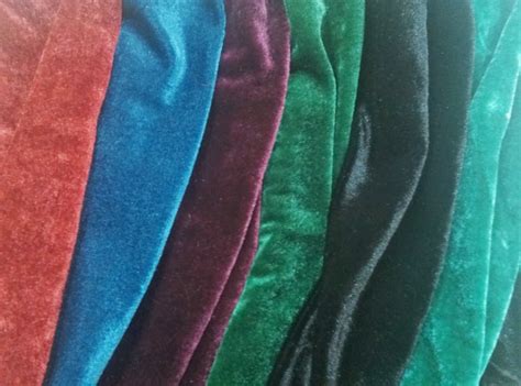 Velvet Fabrics You Can Find In Mumbai India Different Qualities Of Velvet