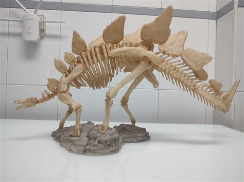 3d Printer Stegosaurus Skeleton • Made With Artillery Genius Pro・cults