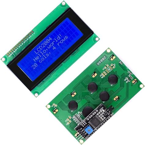 Freenove I2c Iic Lcd 2004 Module Twi Serial 20x4 Display Compatible