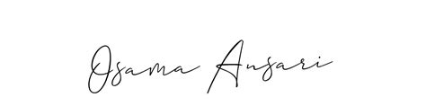 89 Osama Ansari Name Signature Style Ideas Free Digital Signature