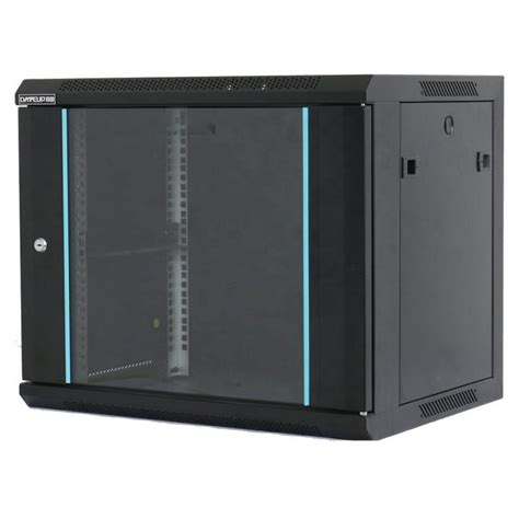 Rack 6u 600x450 Black Wall Mount Eu Supplies