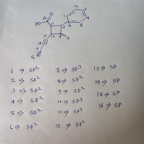 [solved] 5 What Is The Hybridization Of Each Carbon Atom In The Course Hero