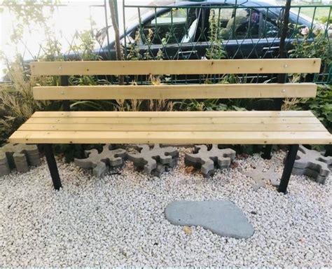 Градинска пейка Мебели за градината Хасково Градински пейка Пейка без боя и лак 220л