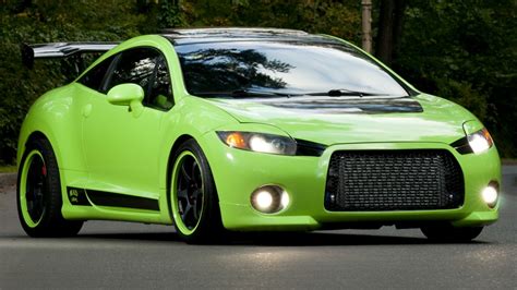 Tuned Cars In Russia And Russian Night Racing Life Mitsubishi Eclipse Gt 4th Generation