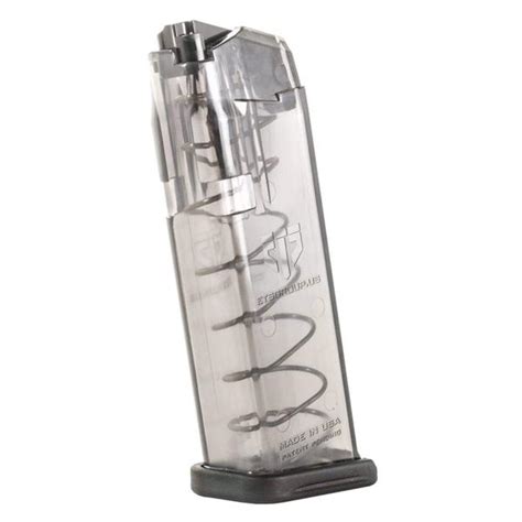 Ets Glock Mm Rd Smoke Mag GLK Black Label Tactical