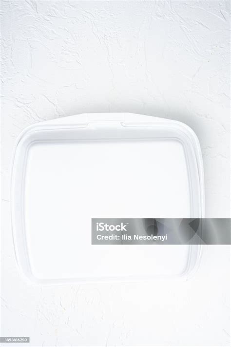 흰색 사각형 음식 상자 배달용 흰 돌 테이블 배경 평면도 텍스트 복사 공간 포함 0명에 대한 스톡 사진 및 기타 이미지 0명 공란 돌 건축자재 Istock