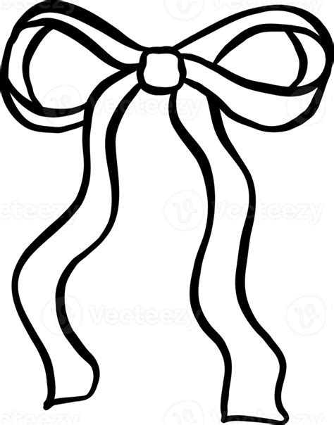 Coquette Bow Outline 56981542 Png