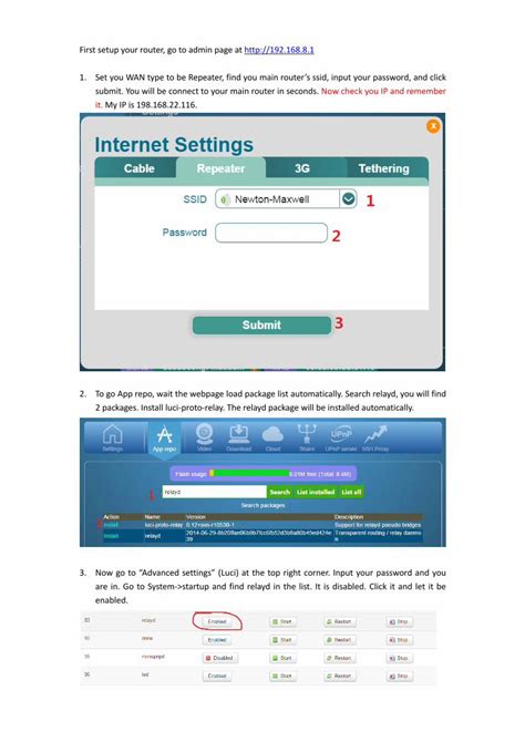 Pdf First Setup Your Router Go To Admin Page At · Pdf Filefirst Setup Your Router Go To
