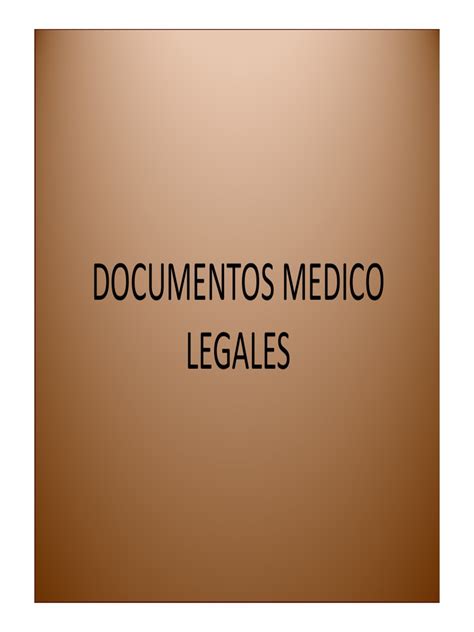 Documentos Medico Legales Pdf Historial Médico Diagnostico Medico