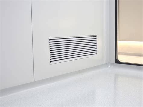 100mm Modular Air Return Cleanroom Wall Panel For Cosmetics Clean Room