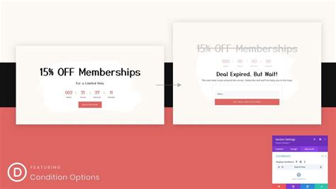 How To Display Time Conditional Content When A Countdown Timer Expires