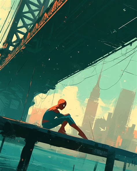 Арт человек паук Пикабу