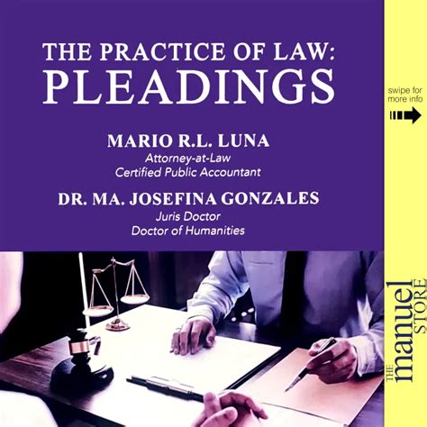 Luna Gonzales 2022 Pleadings The Practice Of Law By Mario Ma