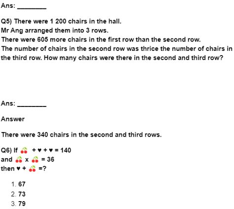 Computation Operations Mathematics Olympiad Class 4