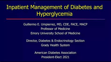 Hyperglycemia Treatment