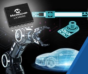 Microchip LX34050 Inductive Position Sensor IC Futureelectronics NorthAmerica Site