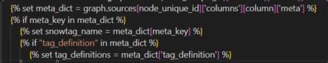 implementing snowflake object tagging on dbt data tweaks the cloud