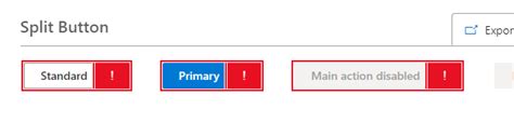 [bug] accessibility issue split button [using a negative tabindex on