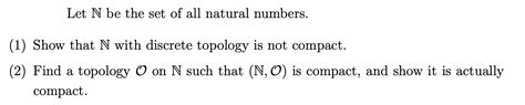 Solved Let N Be The Set Of All Natural Numbers Show Chegg