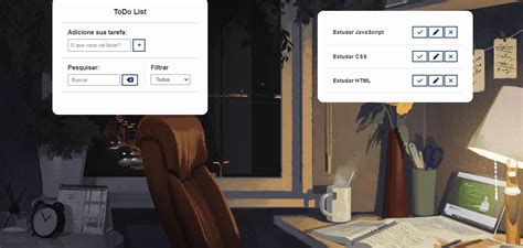 GitHub FelipeRLH ToDo list JS Este projeto é uma To Do List feita apenas JavaScript puro