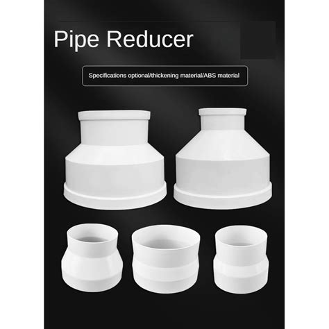 Variable Diameter Joint Large Small Head Pvc Range Hood Exhaust Pipe