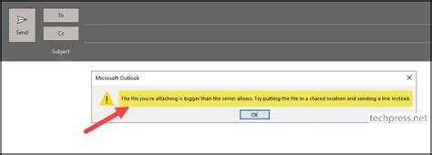 How To Increase Outlook Attachment Size Limit