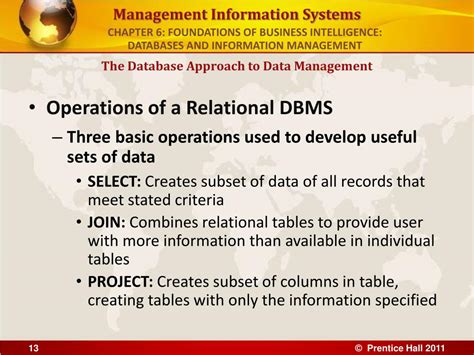 Ppt Foundations Of Business Intelligence Databases And Information