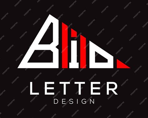 Premium Vector Triangle Shape Bio Letter Logo Design