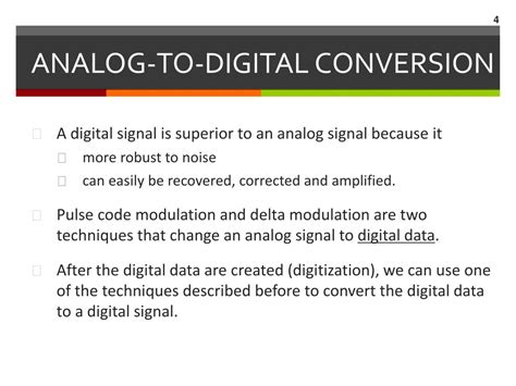 Ppt Analog To Digital Conversion Principles And Methods Powerpoint