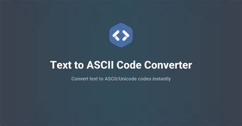 Text To Ascii Code Converter Online Tool