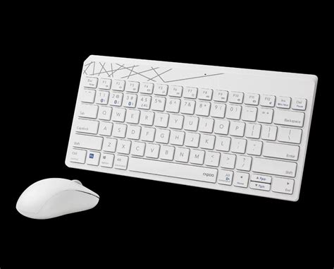 Rapoo 8000m Black White Mode Wireless Keyboard Mouse Combo At Rs 1440 Set In Secunderabad