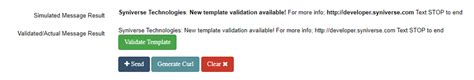 using templates in scg syniverse developer community