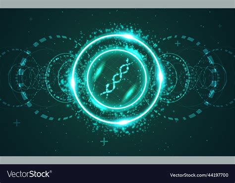 Big Genomic Data Visualization Royalty Free Vector Image