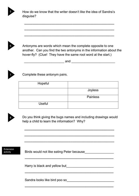 Stop Bugging Me Worksheet Live Worksheets