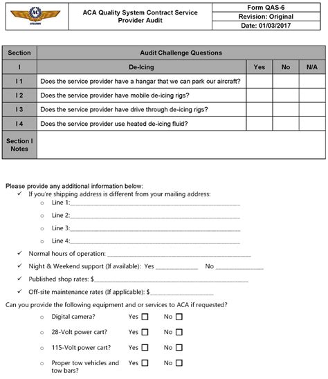 Sample Forms — Ac Aviation Documentation 1 0 Documentation