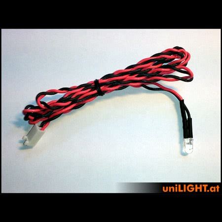 Unilight 5mm High Eff Led 03w Red Dreamworks Model Products 1 In