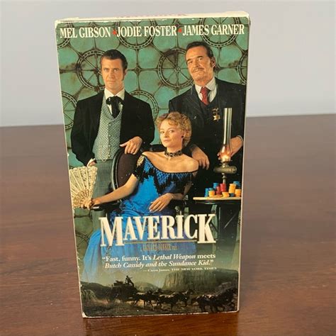 Media Vintage Maverick Vhs 1994 Movie Mel Gibson James Garner Very