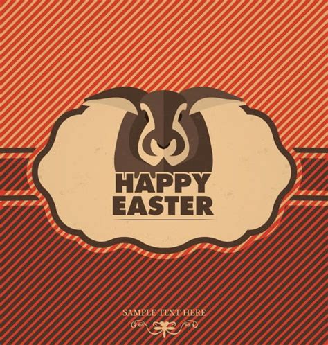 행복 한 부활절 카드 Eps Uidownload